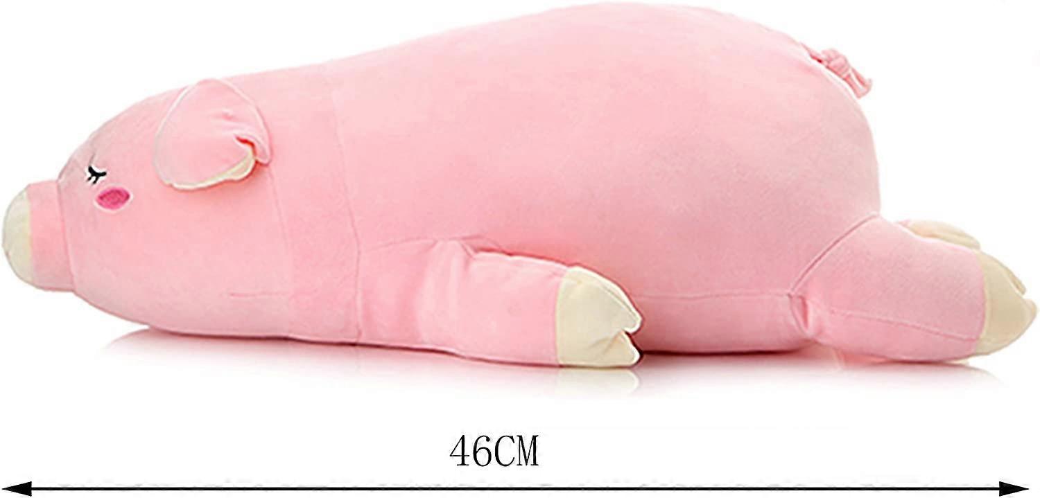 Plush Pig Pillow Soft Stuffed Piggy Toy Animal Pillows Gift Pink 40CM ...