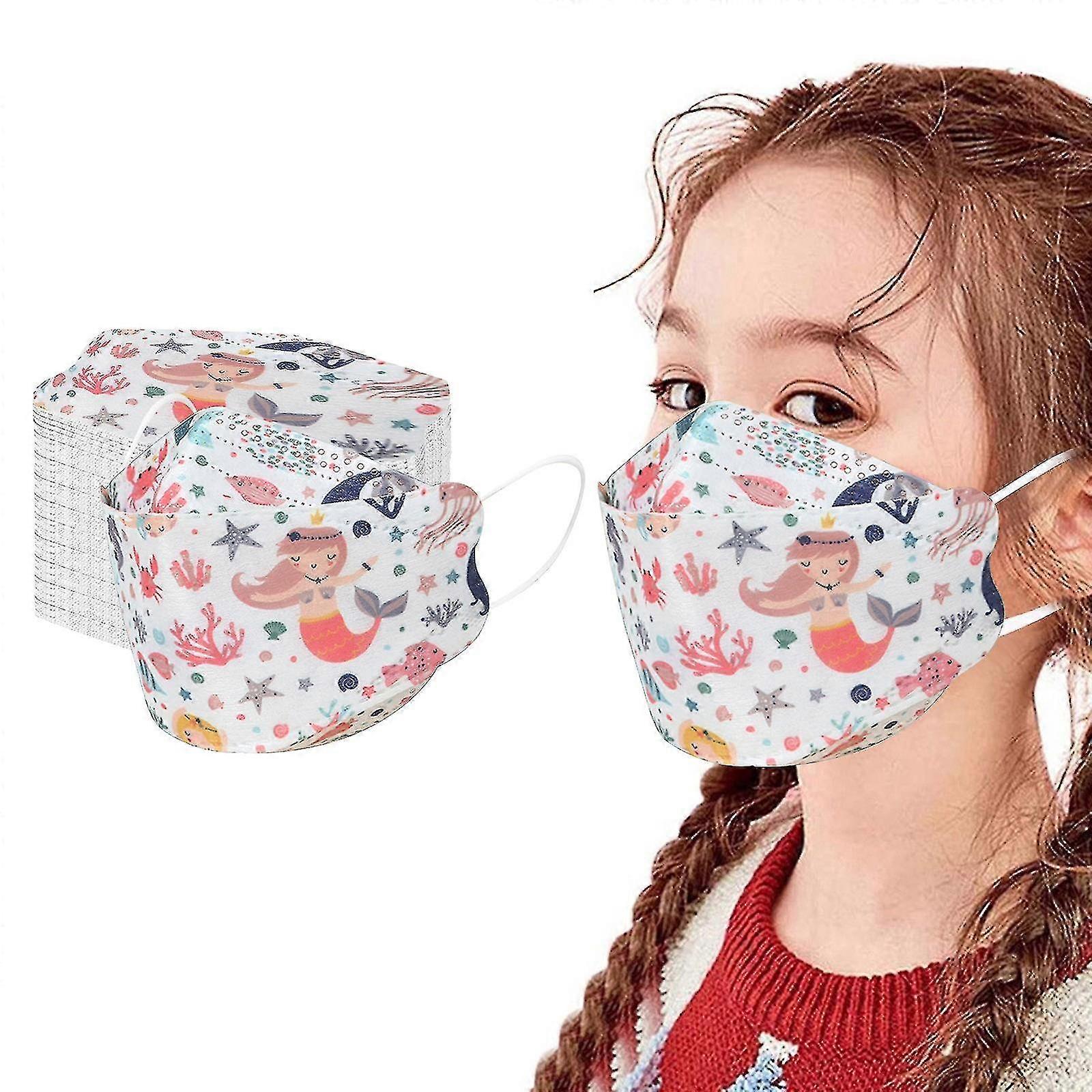 50pcs Face Masks KF94 Masks Children KN95 Masks Protective Masks ...
