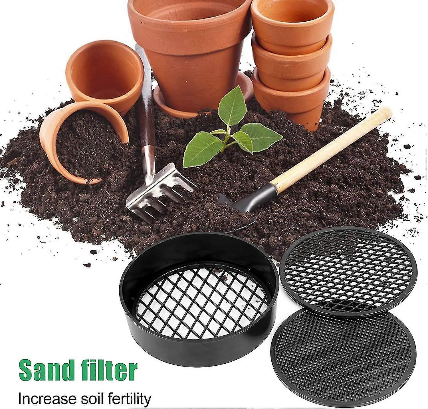 Garden Sieve, Triomphe Universal Bottom Sieve 3 In 1 11cm Small ...