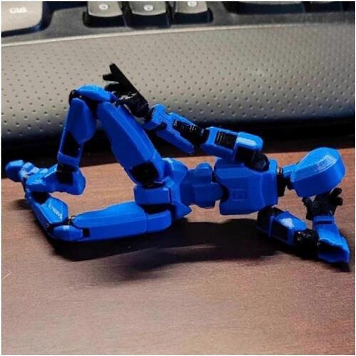 Robot Action Figure, 3D Printed with Full Articulation for Stop Motion ...