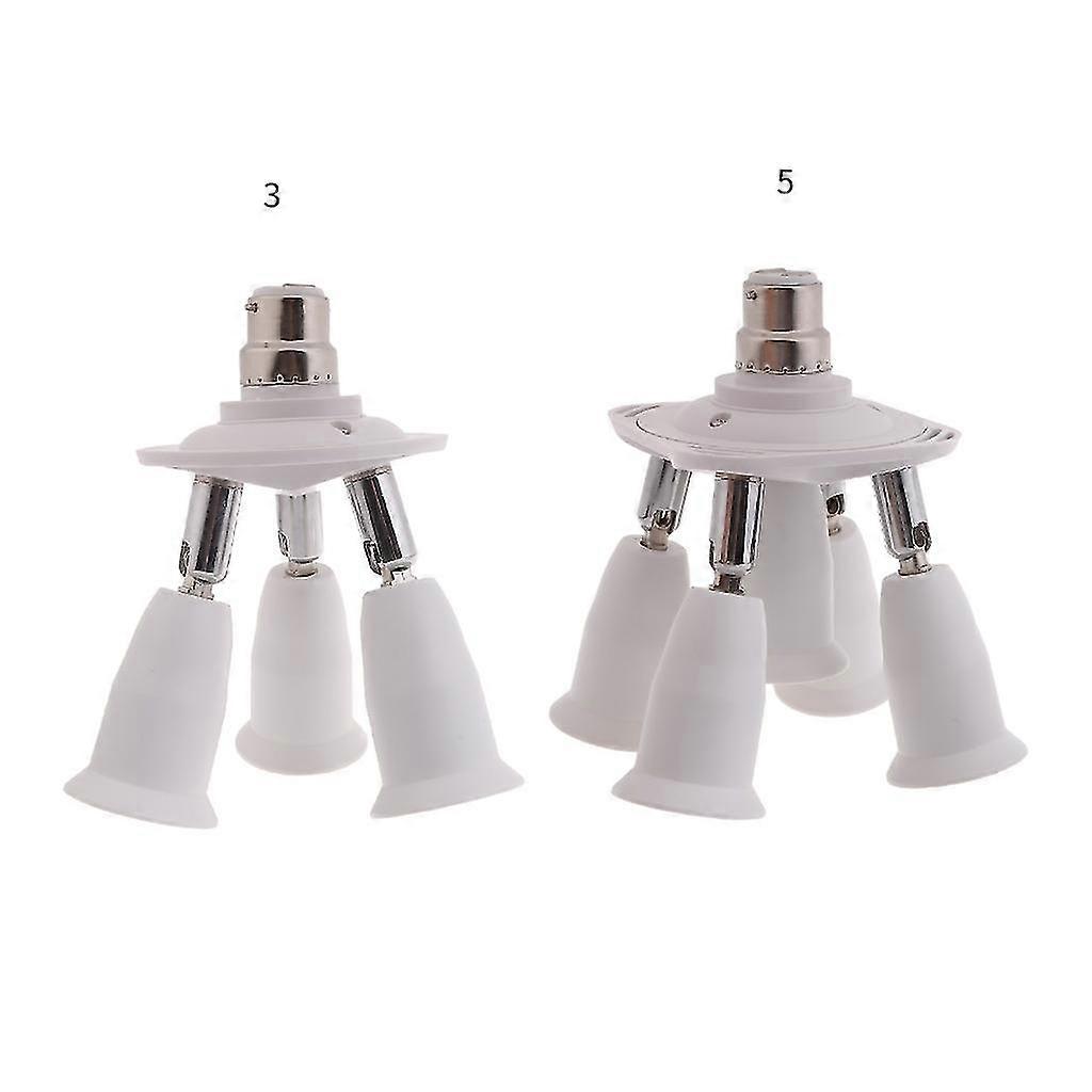 Holder Socket Splitter Lamp Base E27 Splitter 3/5 Heads Adjustable B22 ...