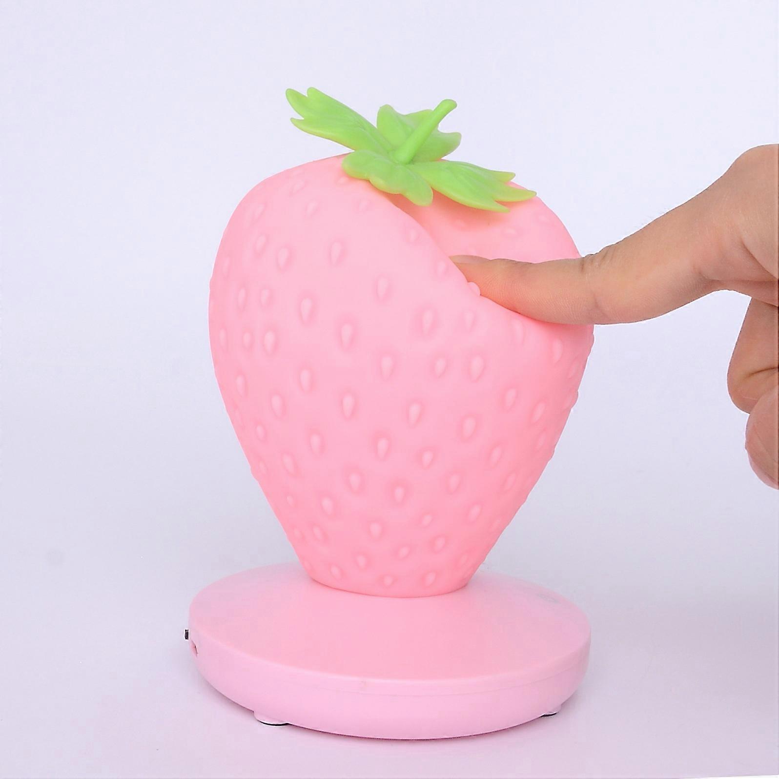 Night Light, Strawberry Light Bedside Color Changing Lamp, 3 Modes ...