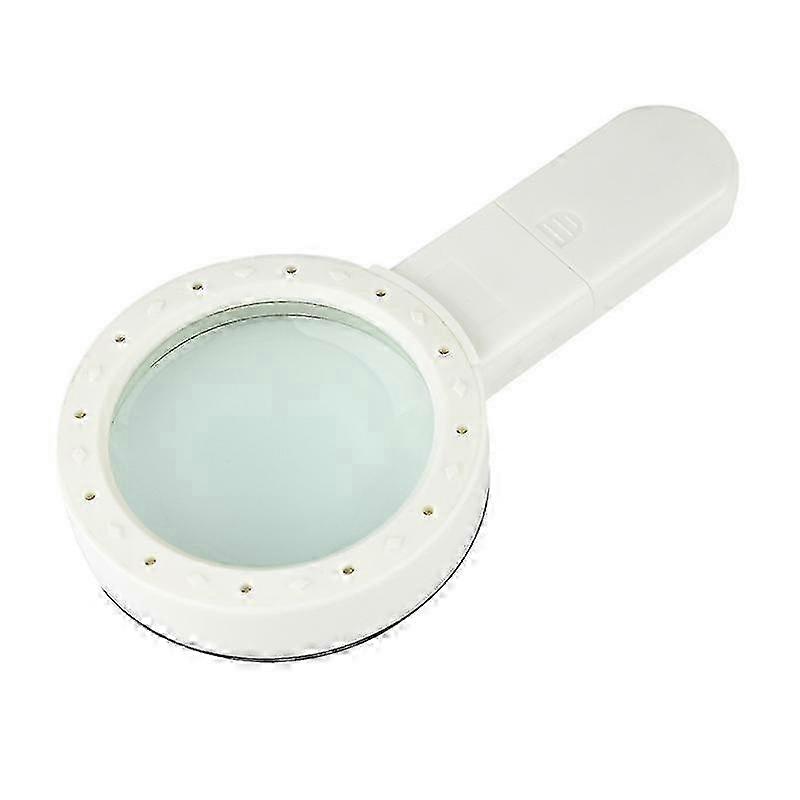 Magnifier ，Reading Magnifier With Light, 30x Magnifier With 12 Led ...