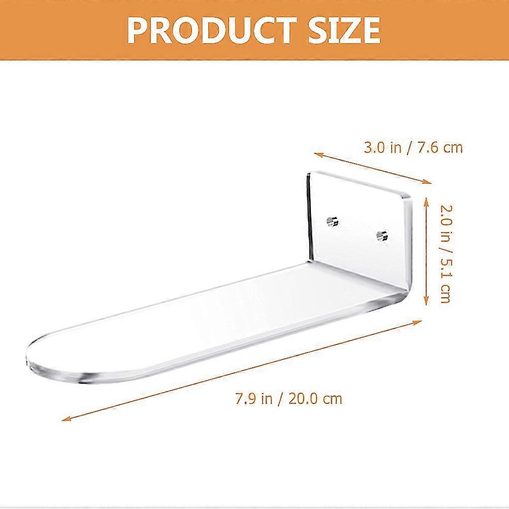 6 Pcs Shoe Display Stand Clear Sneaker Display Shelf Clear Shoe Display ...