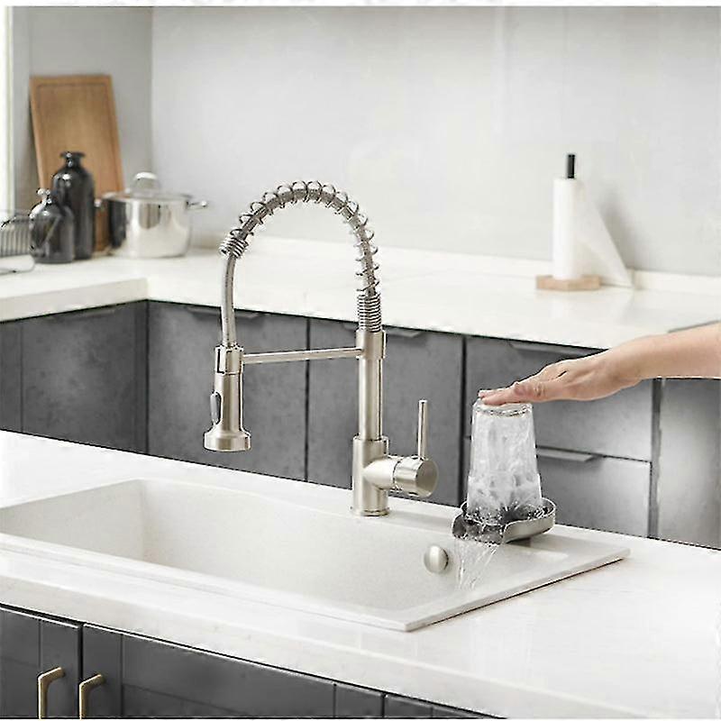 Stainless Steel Glass Rinser For Kitchen Sinks Bottles Washer For Bar ...