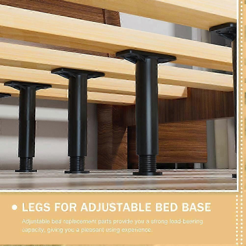 Adjustable Bed Frame Support Legs 2-Pack, Heavy Duty Center Support for ...