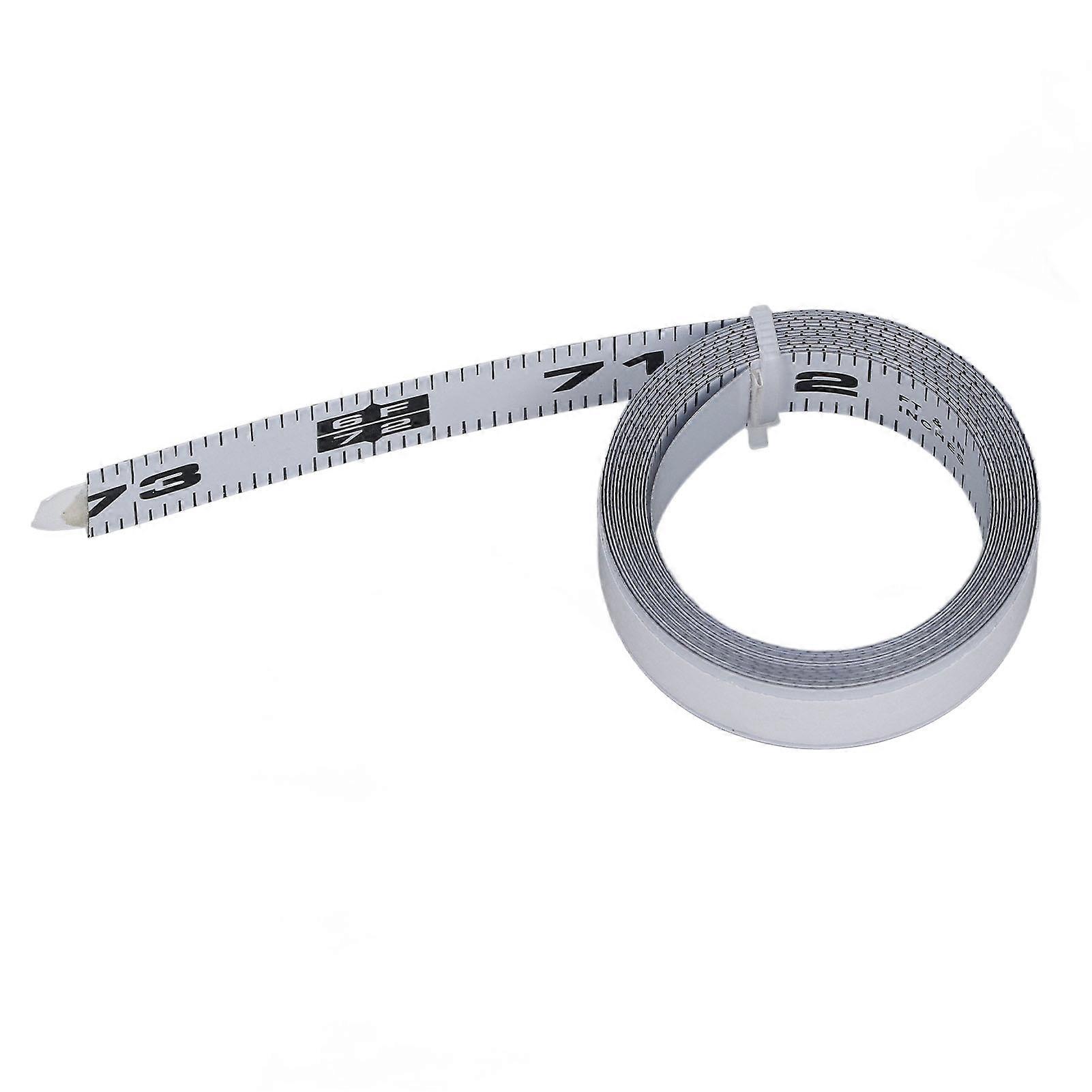 6FT 72inch Imperial Self Adhesive Measurement Carbon Steel Tape Measure ...