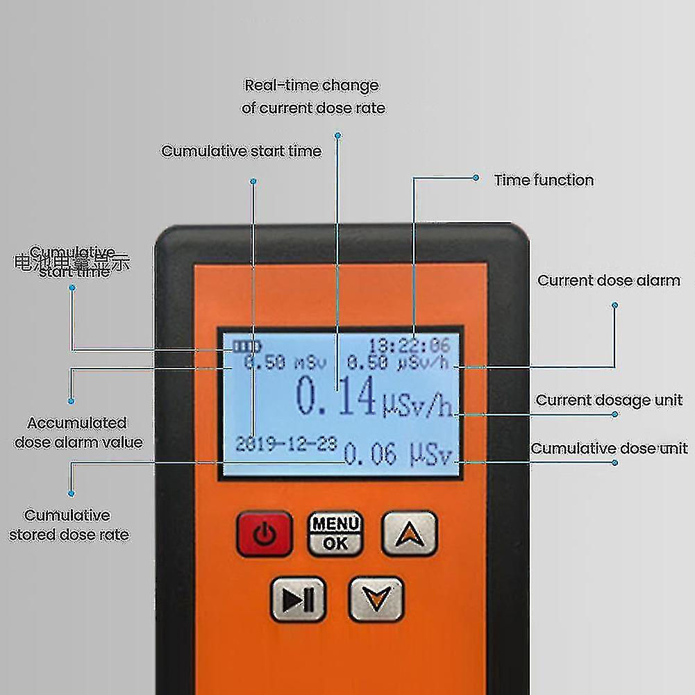 Geiger Counter Nuclear Radiation Detector Persönliches Dosimeter ...