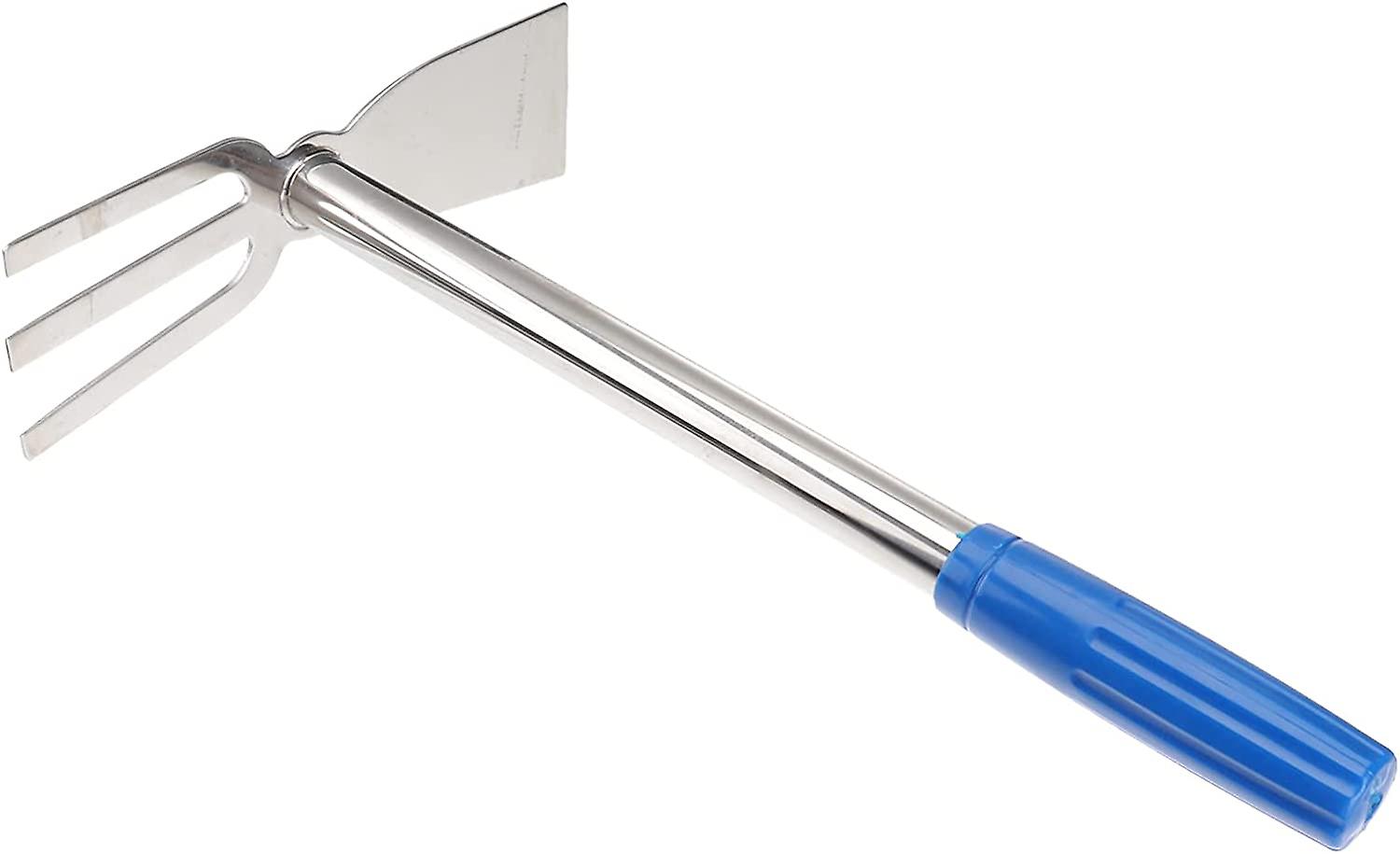 Garden Hoe and Cultivator Double Head Tiller Vegetable and Flower Weed ...