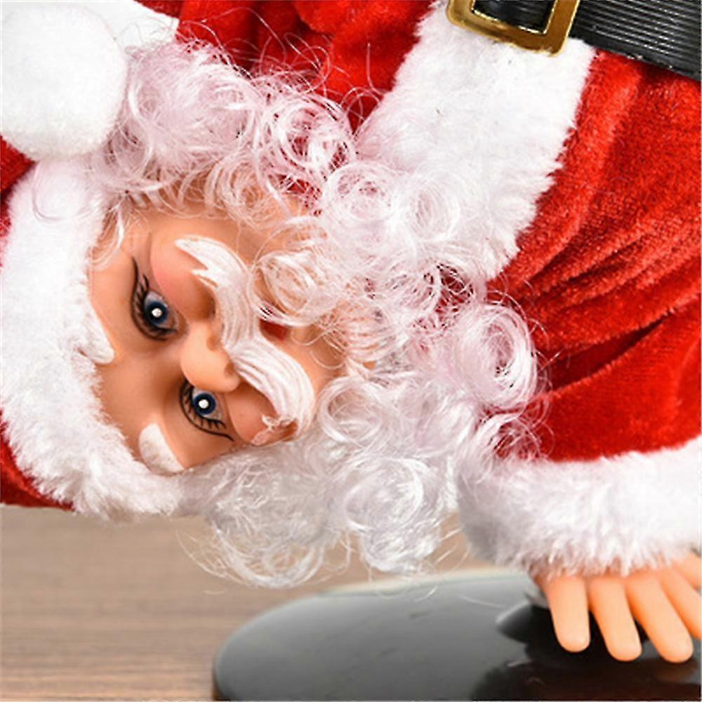 Singing Dancing Santa Claus Christmas Inverted Rotating Electric ...