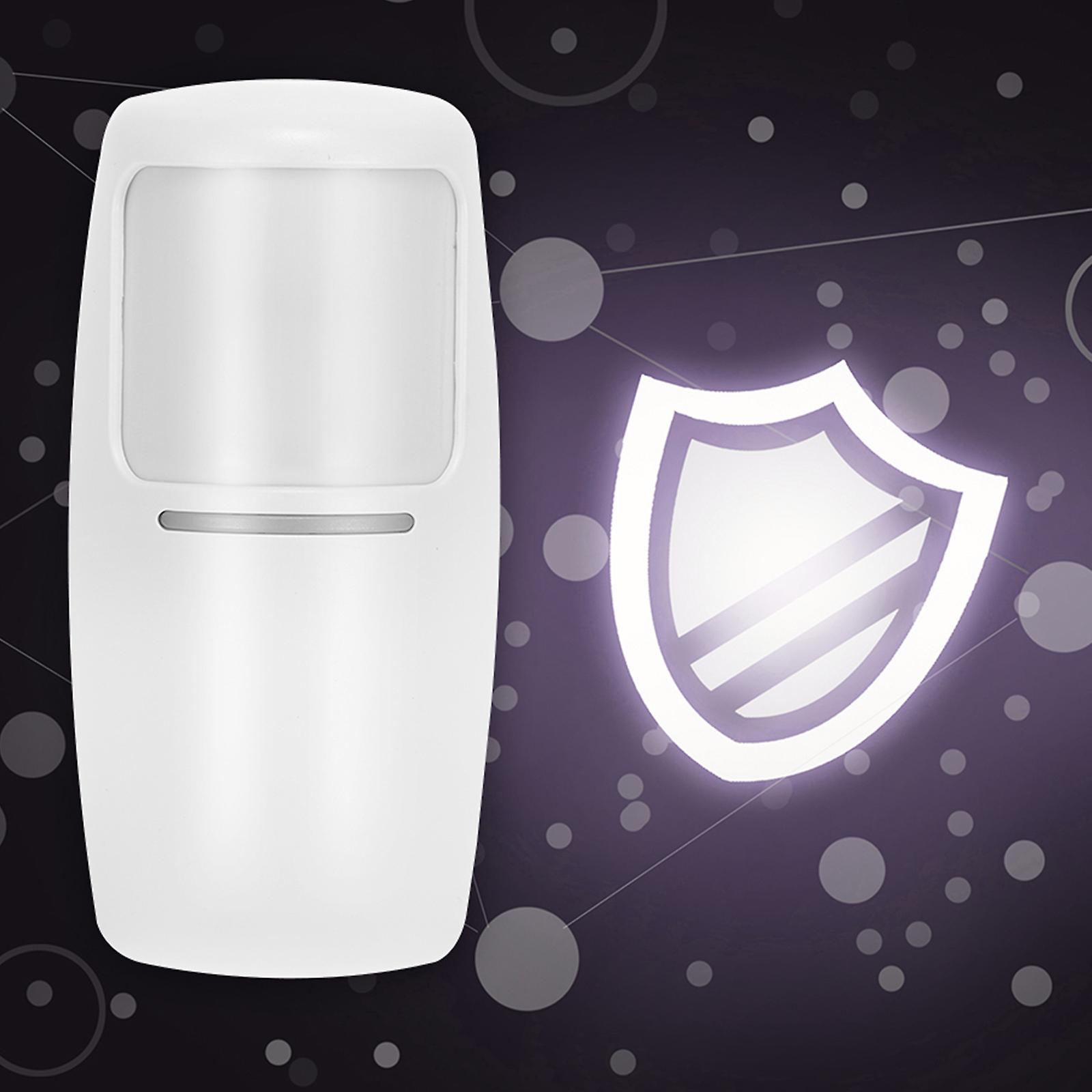 White Pir Wireless Dual Infrared Detector 433mhz Rf Pir Motion Sensor ...