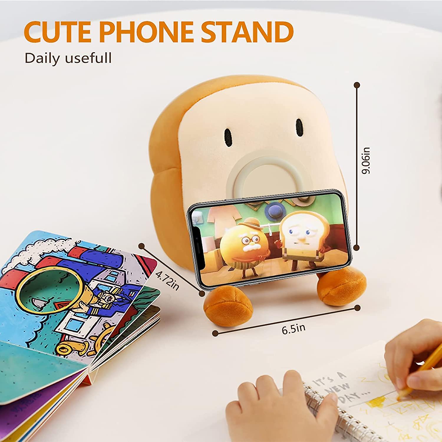 Bed Decor Night Light 9 Inch Toast Bread Cute Stuffed Plushies, Dual ...