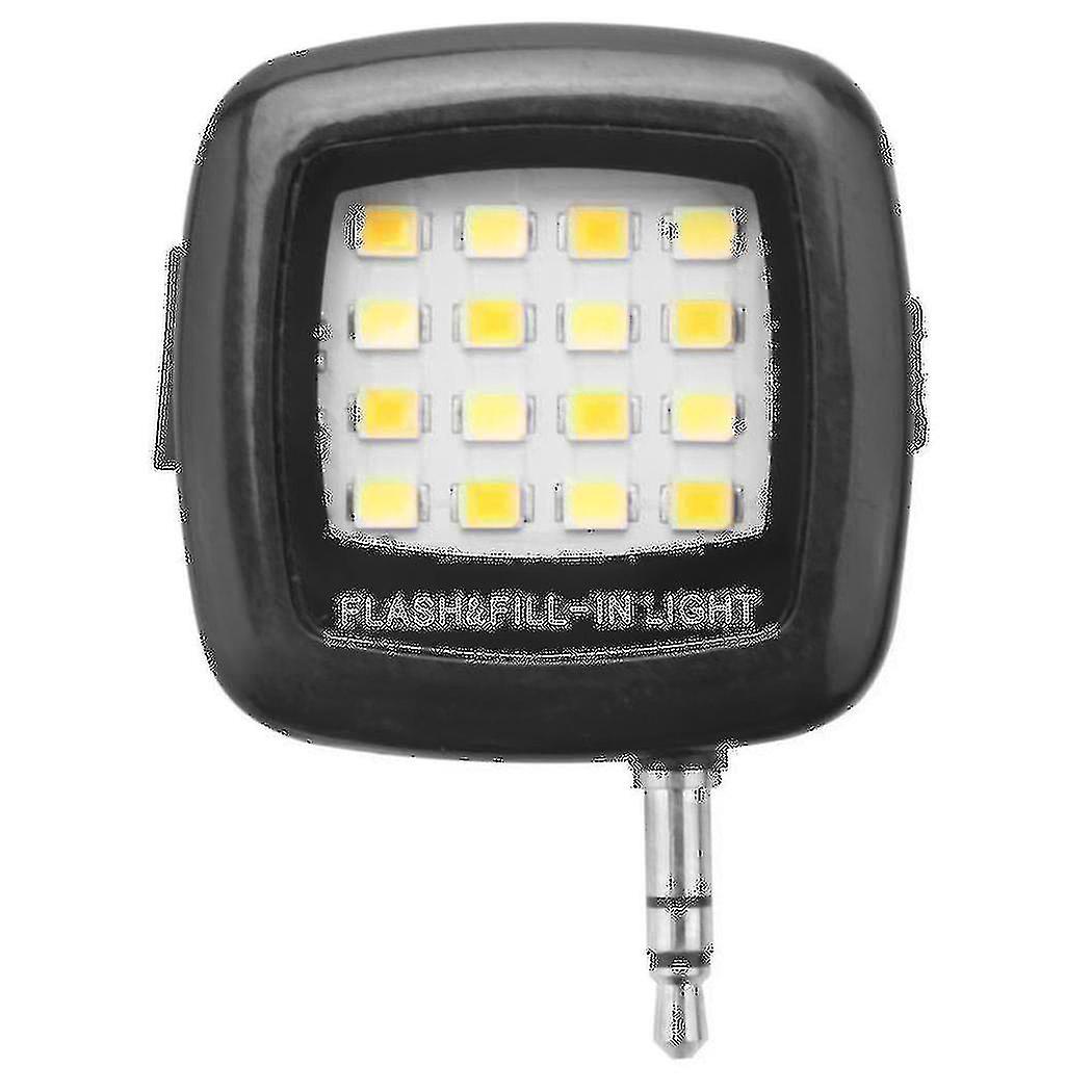 3.5mm Smart Selfie 16 Led Camera Flash Fill Light For Mobile Phone ...