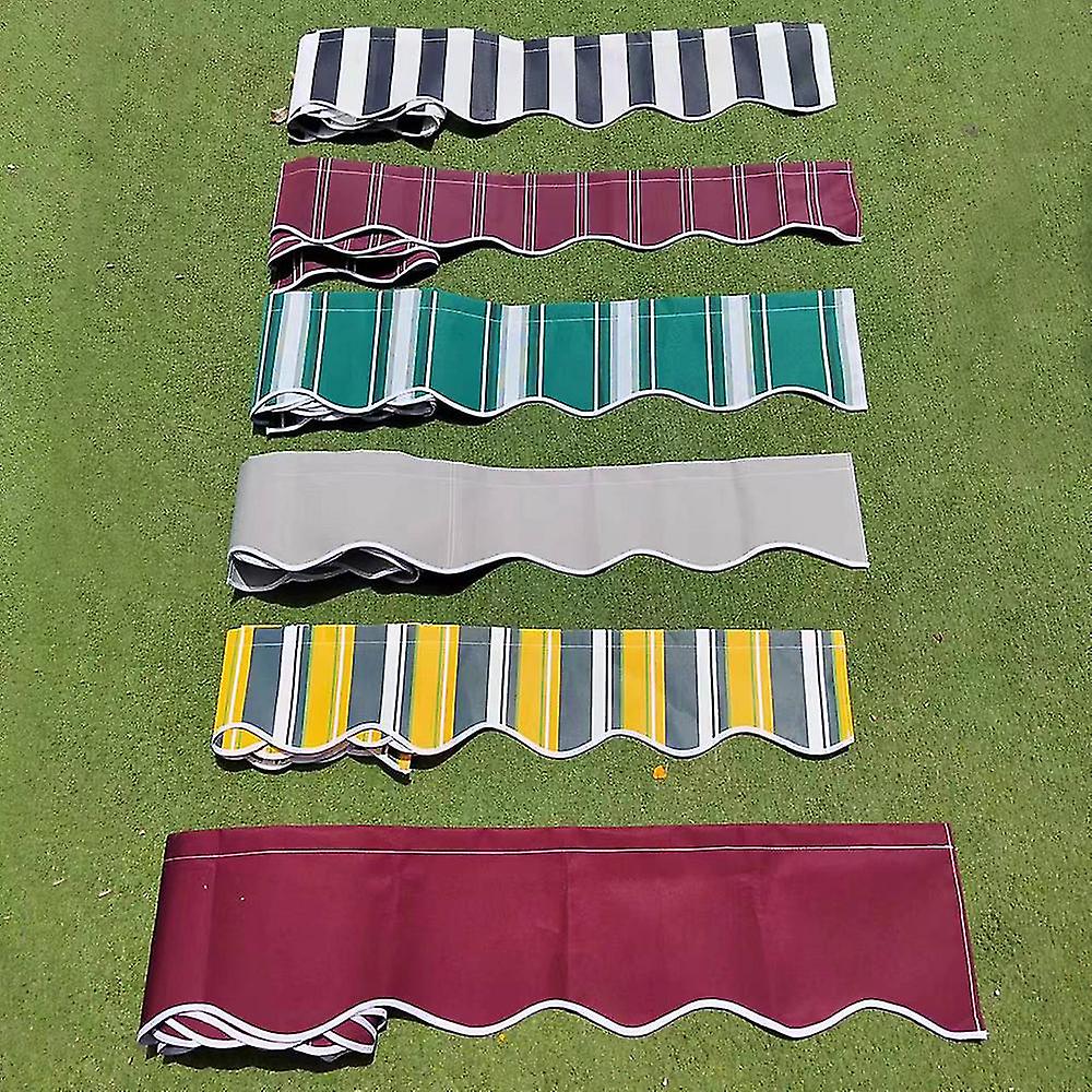 Born Pretty 2.5m/3m/3.5m/4m/5m Store Banner Replacement Waterproof Fabric Strips Wavy Valance ...