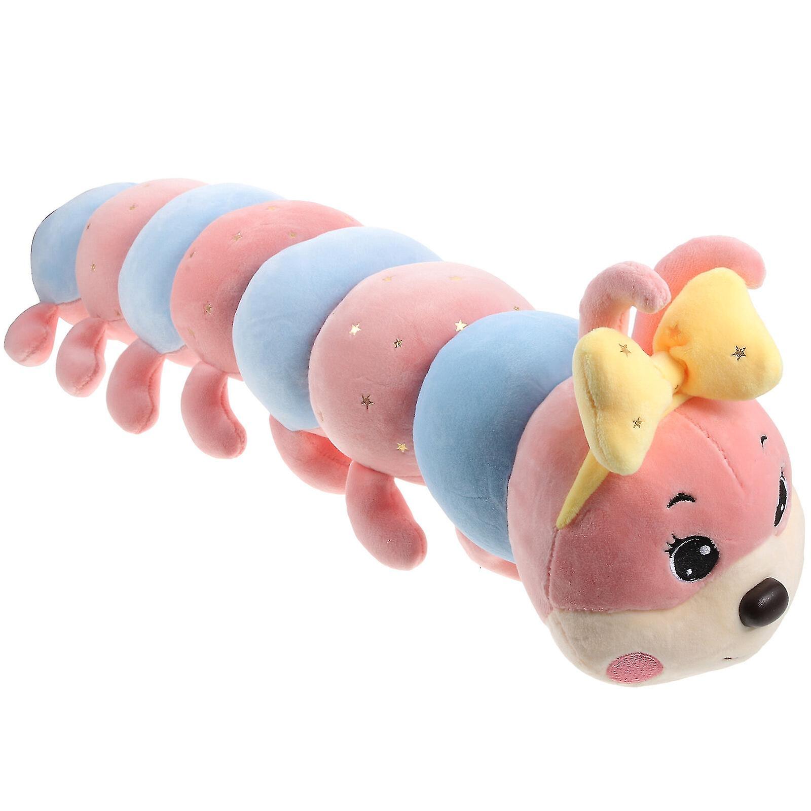 1pc Caterpillar Shape Plush Doll Stuffed Toy Throw Pillow Plaything ...