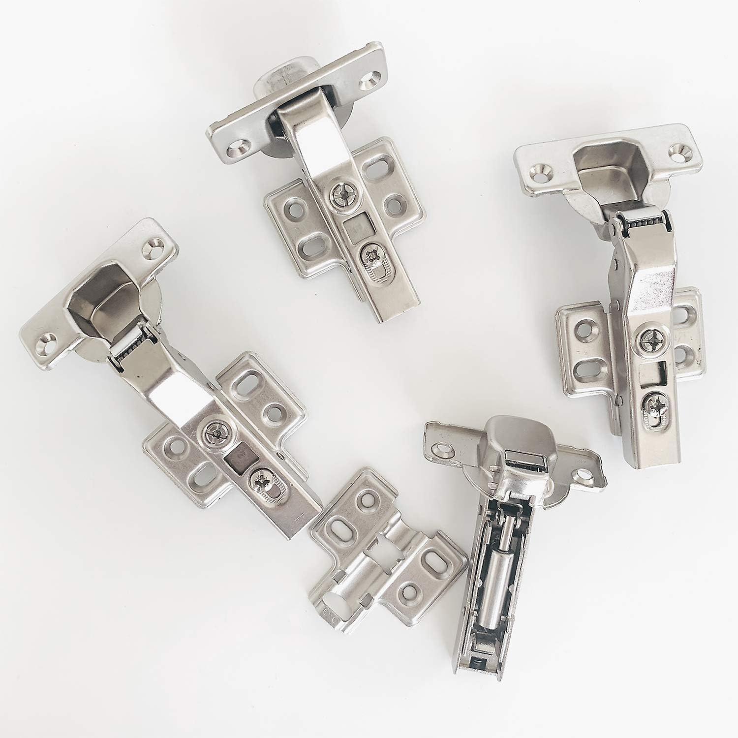 Set of 4 30 Degree Corner Hinge 35mm with Damper for Multi-Side Door ...