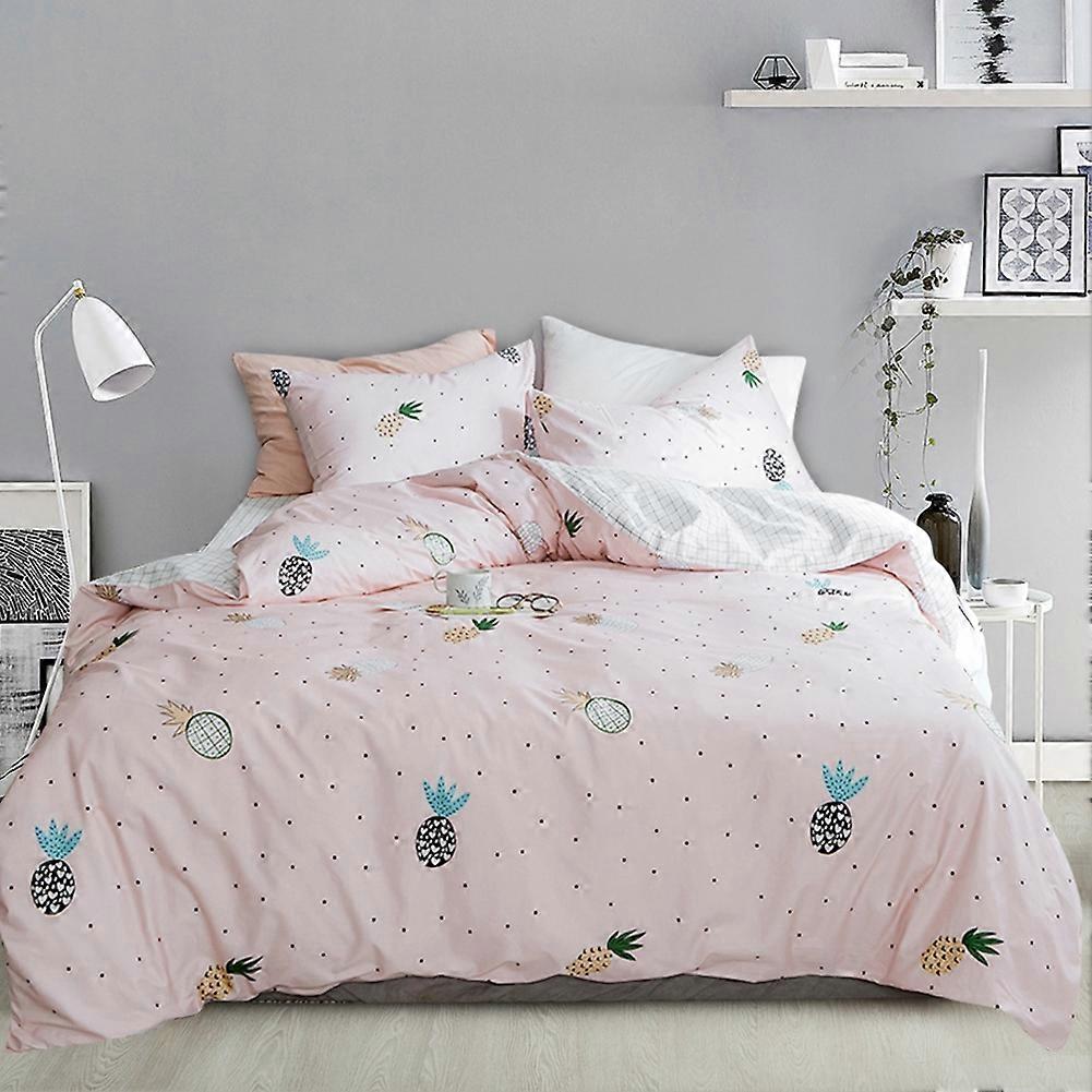 3Pcs 100% Cotton Floral Pattern Bedding Set Bed Duvet Cover Set ...