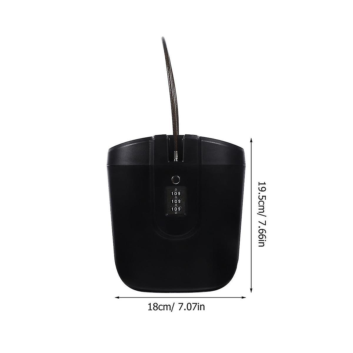 Portable Safe Lock Box Travel Safe Mini Beach Security Lock Box with ...