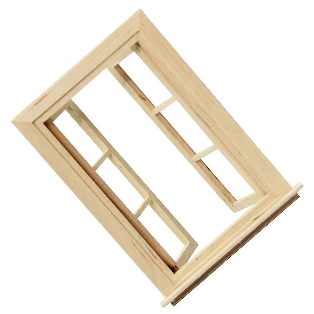 1pc Simulated Six Lattice Window Frame Photograph Layout Prop Wooden ...