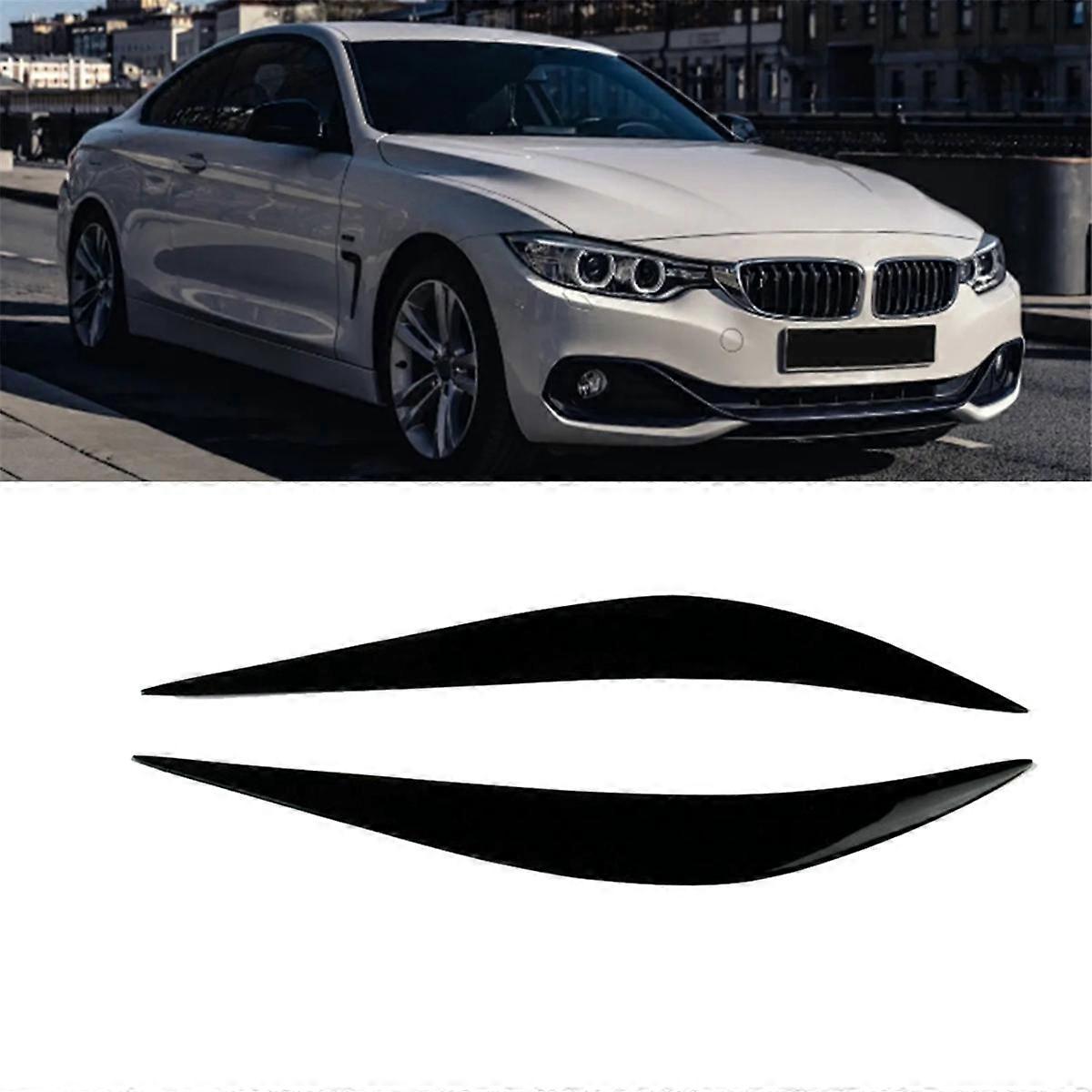 Car Front Headlight Lamp Eyebrow Head Light Cover Eyelid Trim for BMW 4 Series F32 F33 F36 M3 M4 ...
