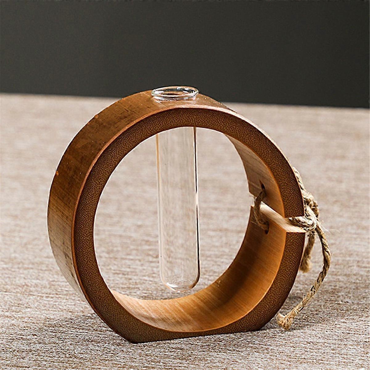 Wooden Dry Vase Flower Arrangement Living Room Dining Table Porch ...