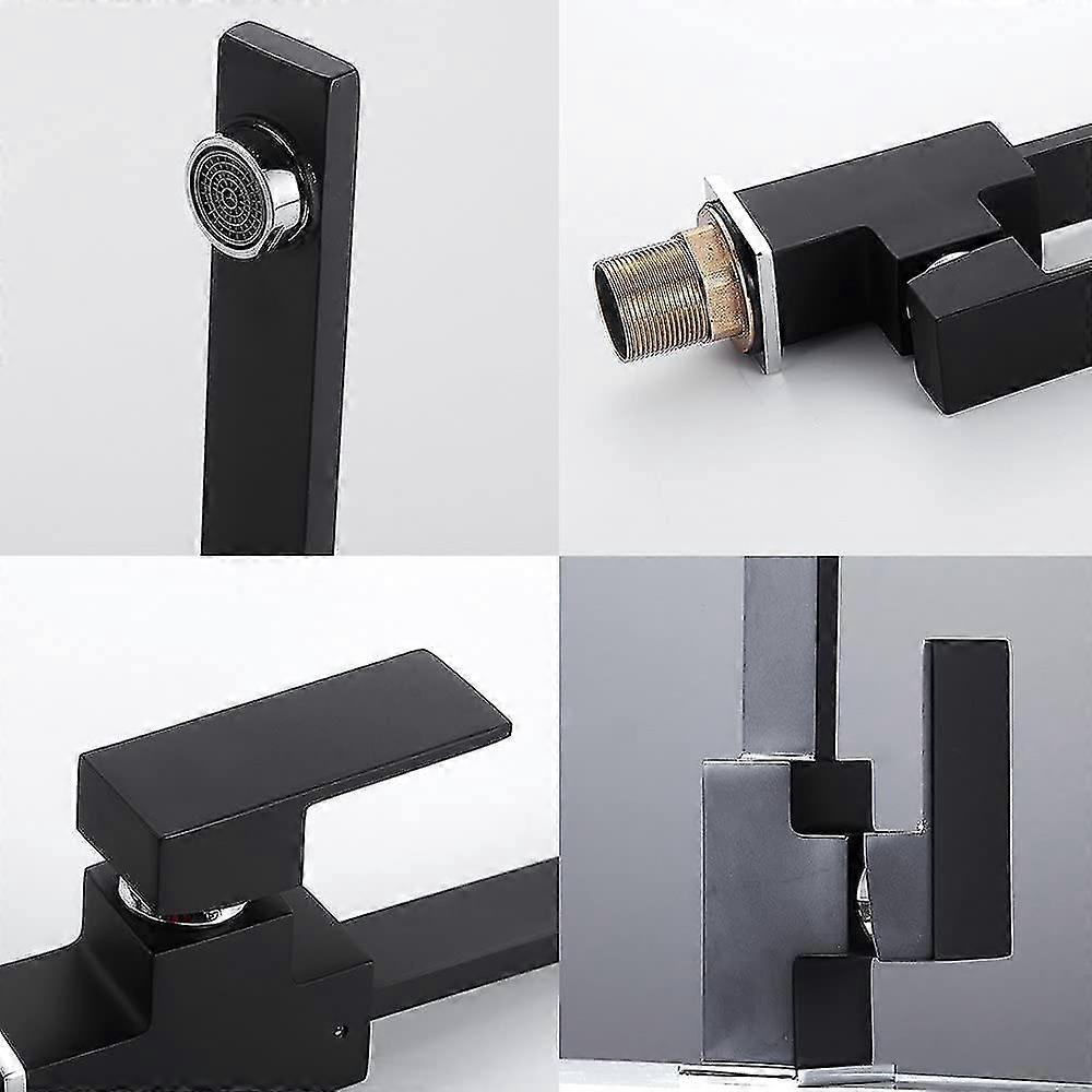 Kitchen Mixer Tap Square Kitchen Faucet With High Spout - Mixer Tap For ...