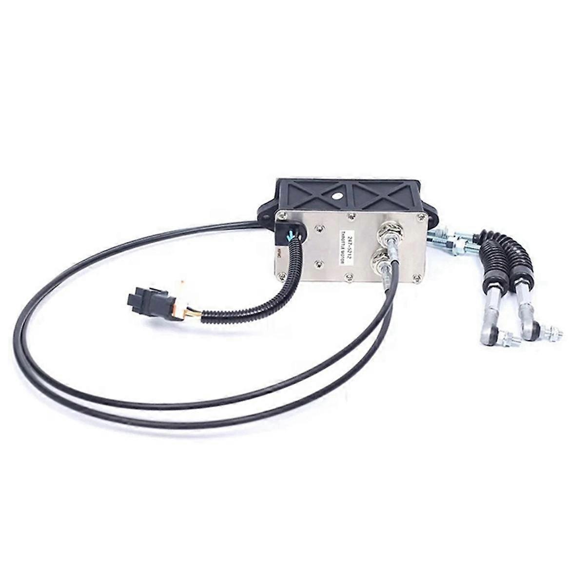 Excavator Throttle Motor 7 Pins Square Plug for CAT 320C E320C 227-7672 ...