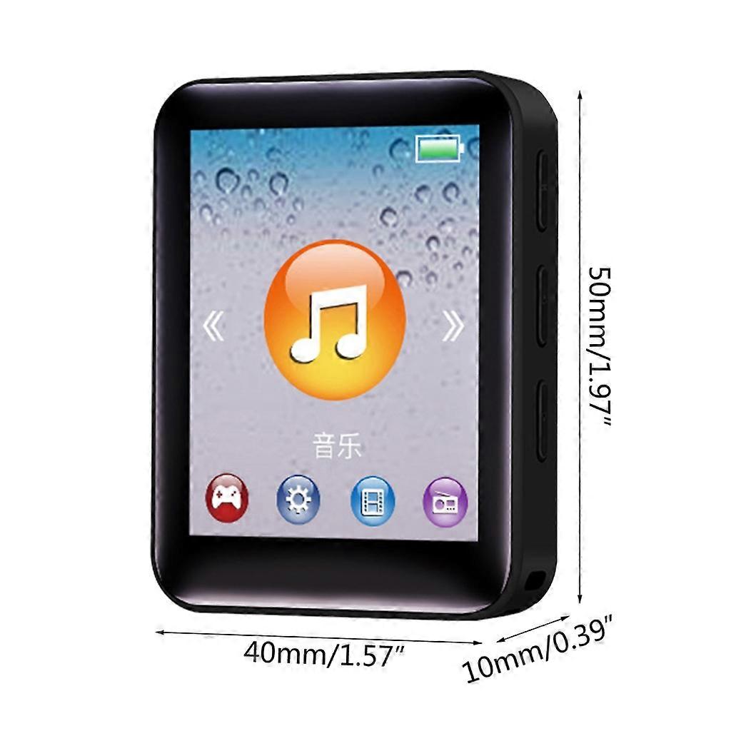 Full Screen MP3 Music Player Color Touch Screen Support TF-Card up to ...