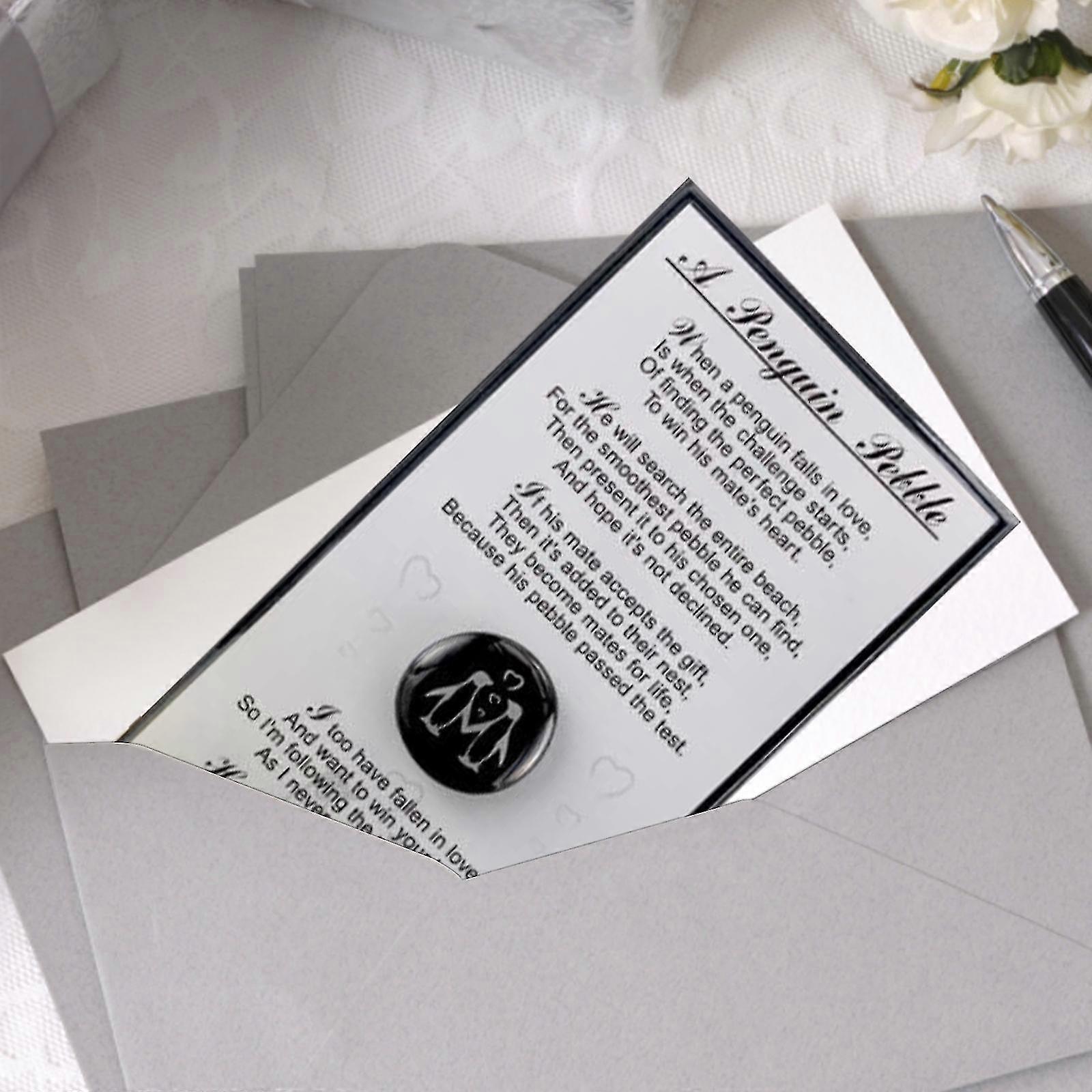 Engraved Mini Penguin Pebble Keepsake - A Little Pocket Penguin Hug ...