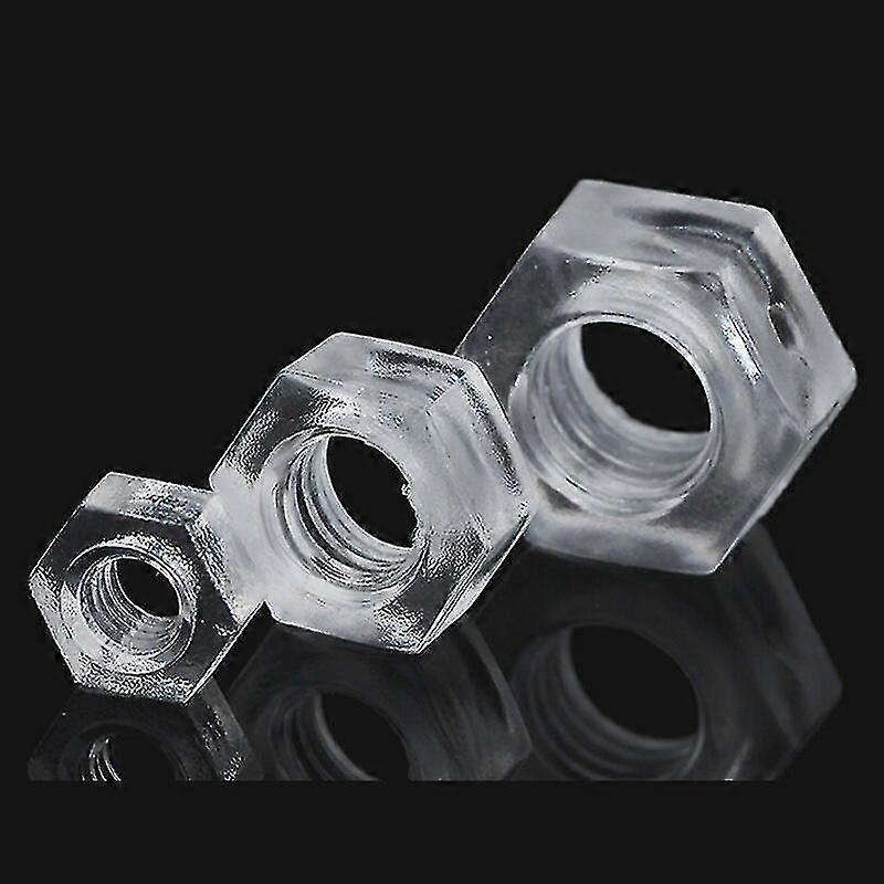 Nylon Hexagonal Nuts Hex Metric Threaded Nut Plastic Nuts White Black ...