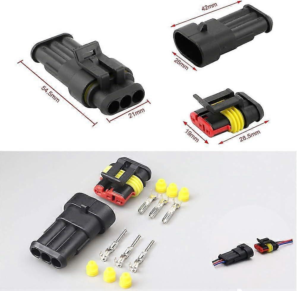 15 Set Professional Car Waterproof Electrical Wire Connector Terminal ...