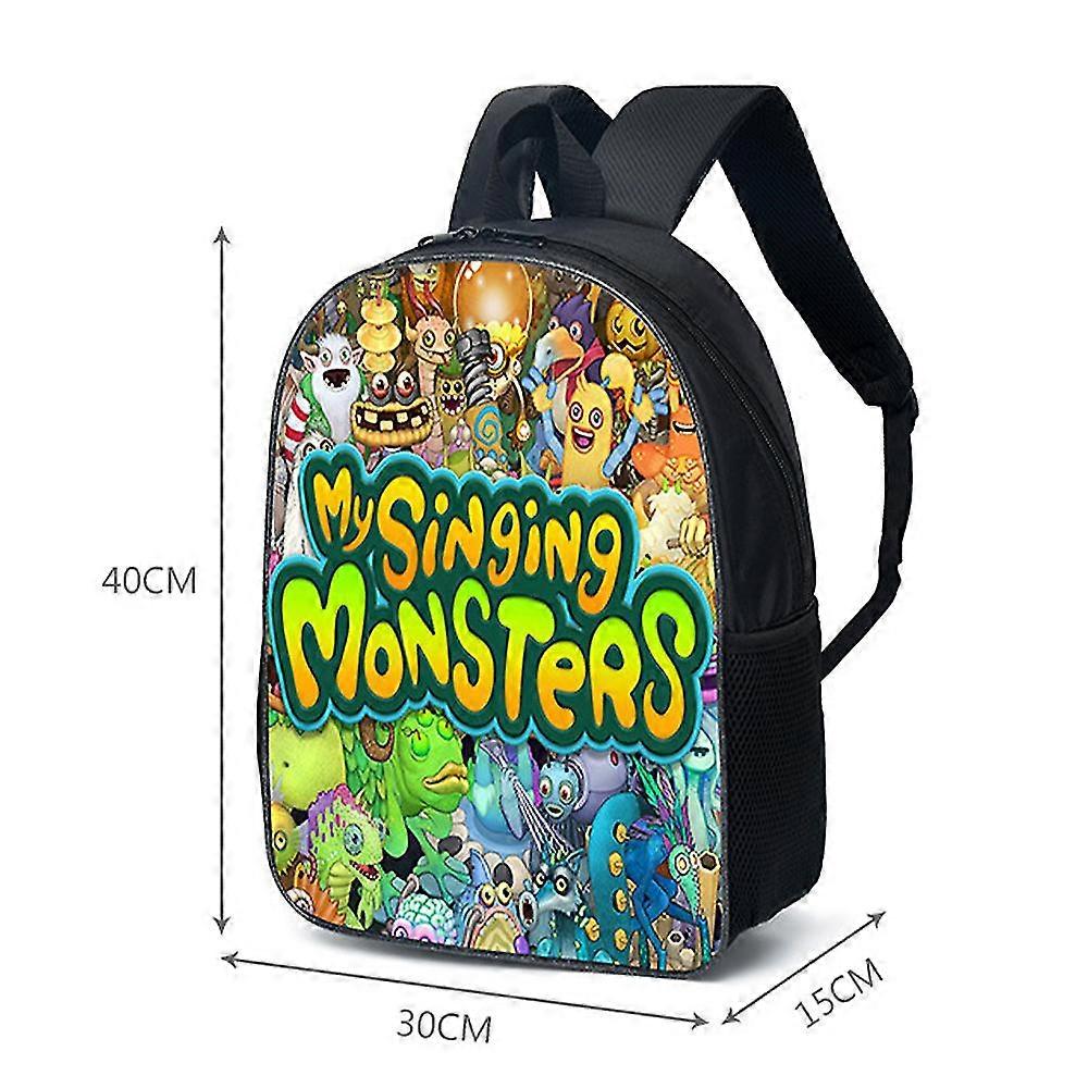 My Singing Monsters Printed Backpack School Bag Outdoor Travel Rucksack ...