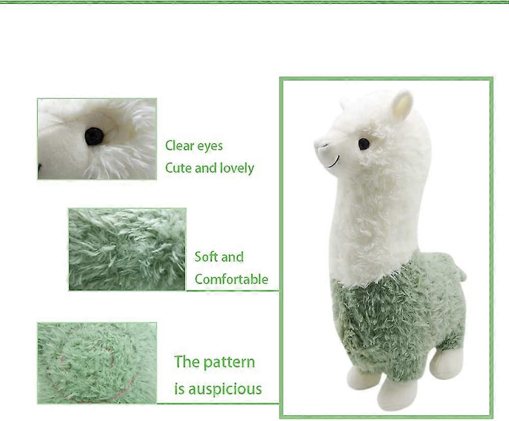 Llama Stuffed Animal, 11" Alpaca Plush Toy Big Doll Plushie Hug Pillow ...
