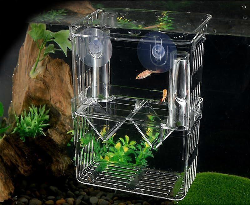 Aquarium Fish Breeding Box,Floating Fish Incubator Tank Divider , For ...