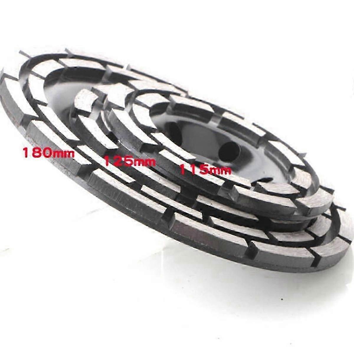 180mm Diamond Double-Row Grinding Wheel Cement Stone Concrete Floor ...