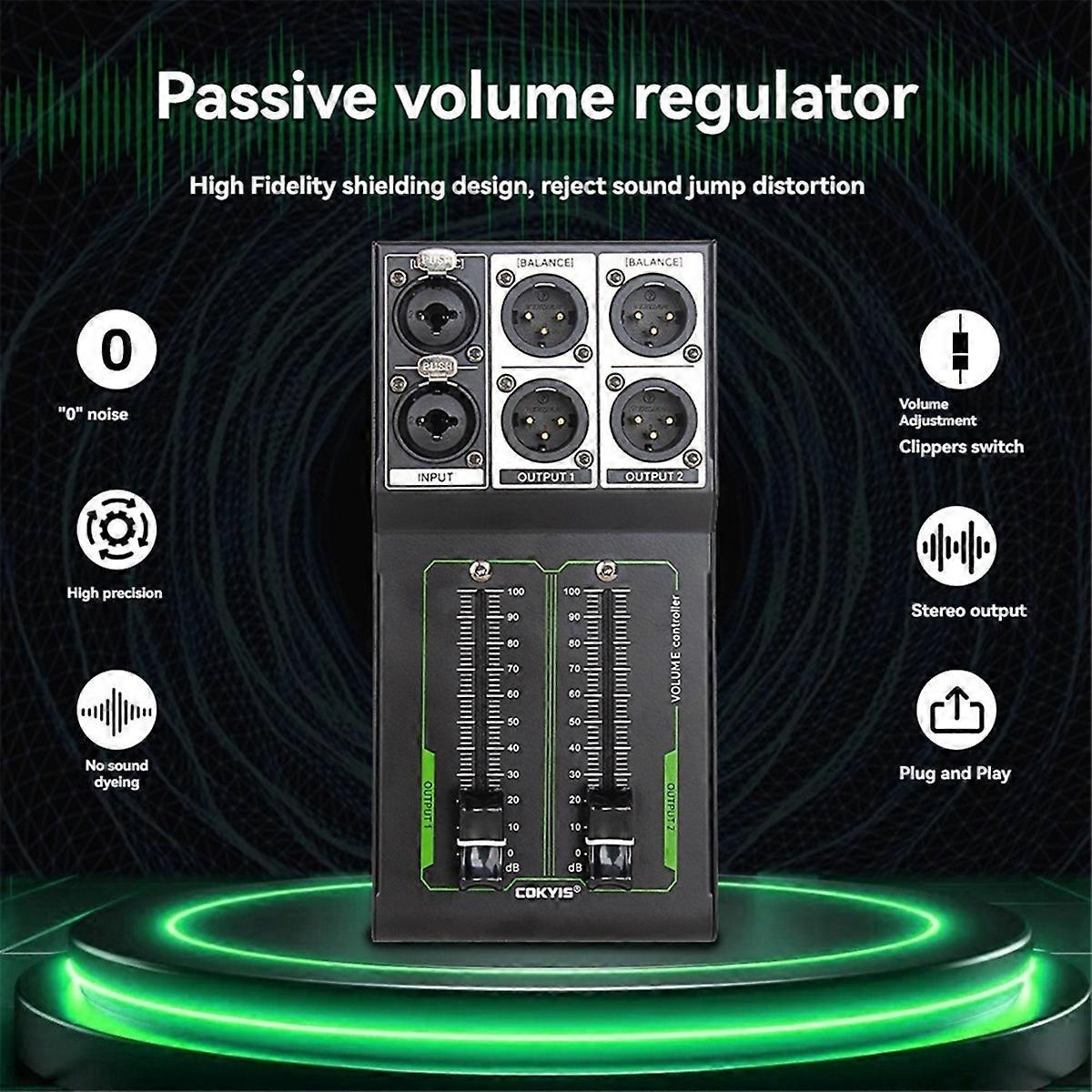 Passive Volume Controller 1 in 2 Out No Noise Input and Output Sound ...