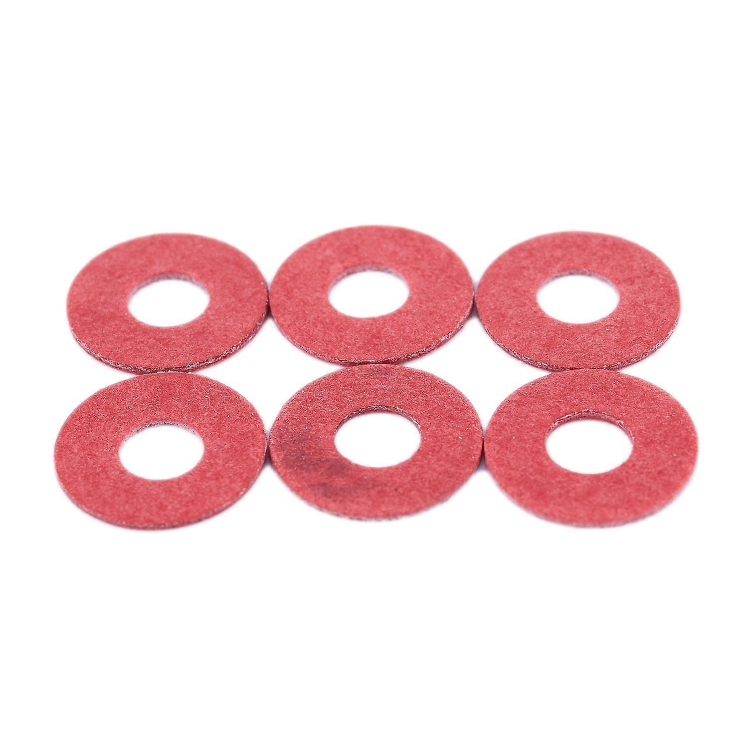 200 Pcs 3x8x0.7mm Insulated Fiber Insulating Washers Spacers Red ...