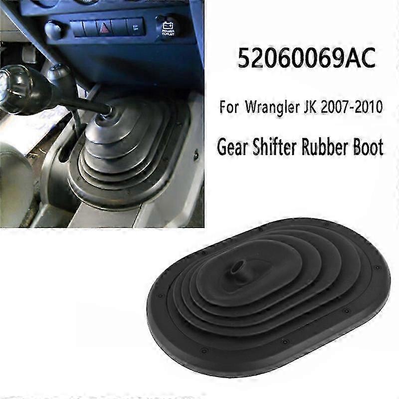 Mopar JK Wrangler 2007-2010 Gear Shift Knob Cover and Rubber Shift Boot ...