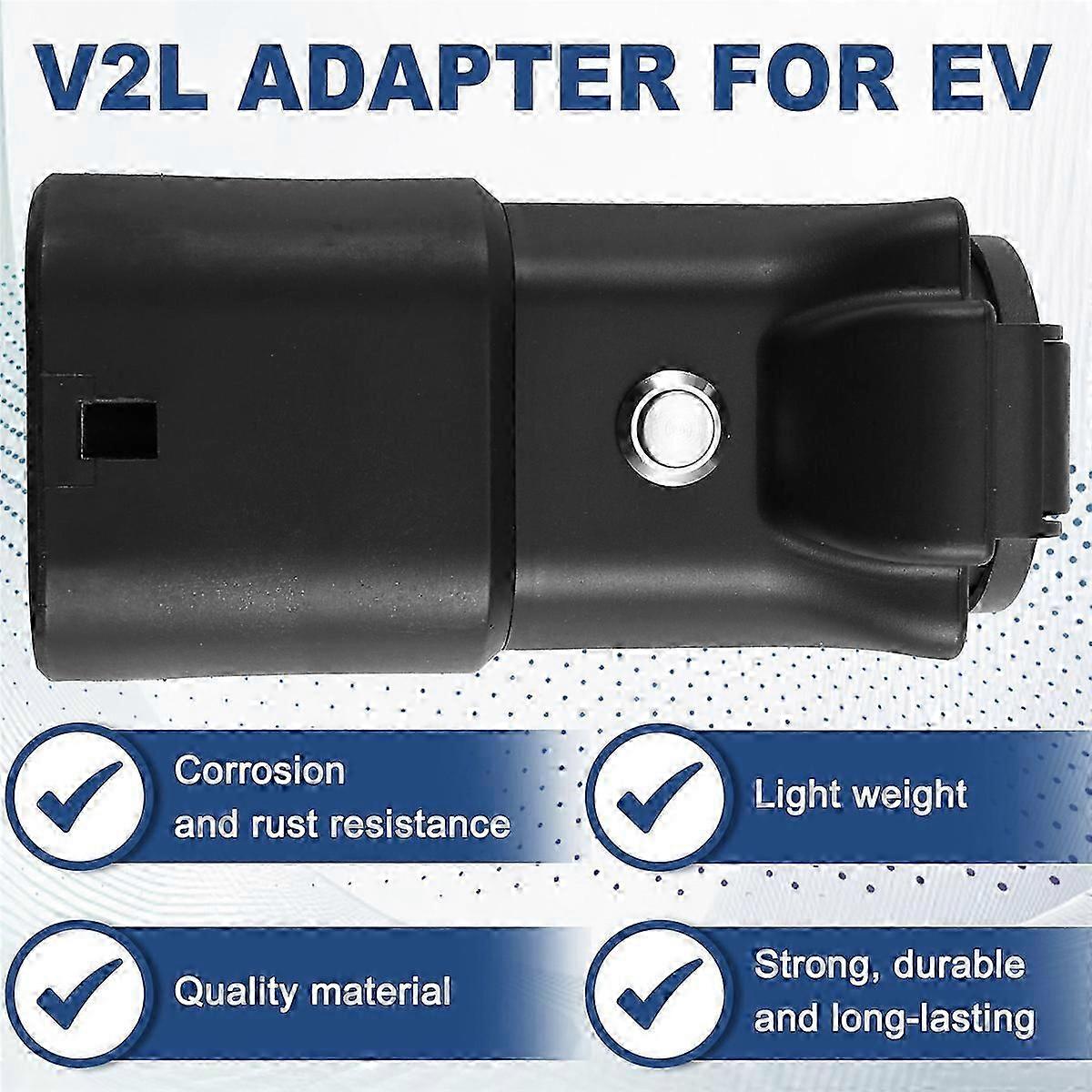 V2L Discharger Vehicle to Load for Type2 Car Discharger Adapter for ...