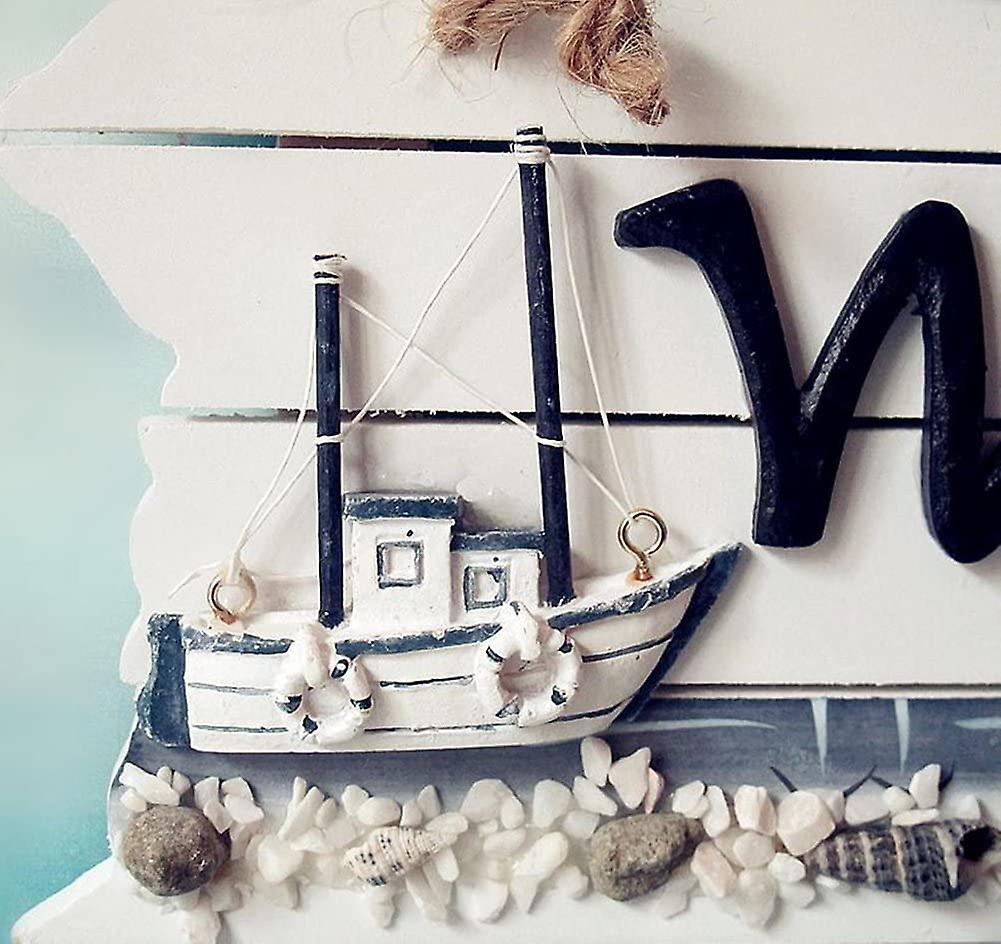 Mediterranean Style Wooden Hanging Sign Toilet Bathroom Toilet Signage ...