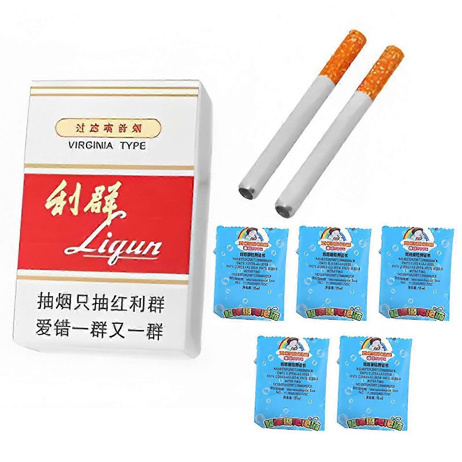 Simulated Cigarette Box Bubble Blower - Stress Relief Fidget Bubble Maker Sensory Toy, Office ...