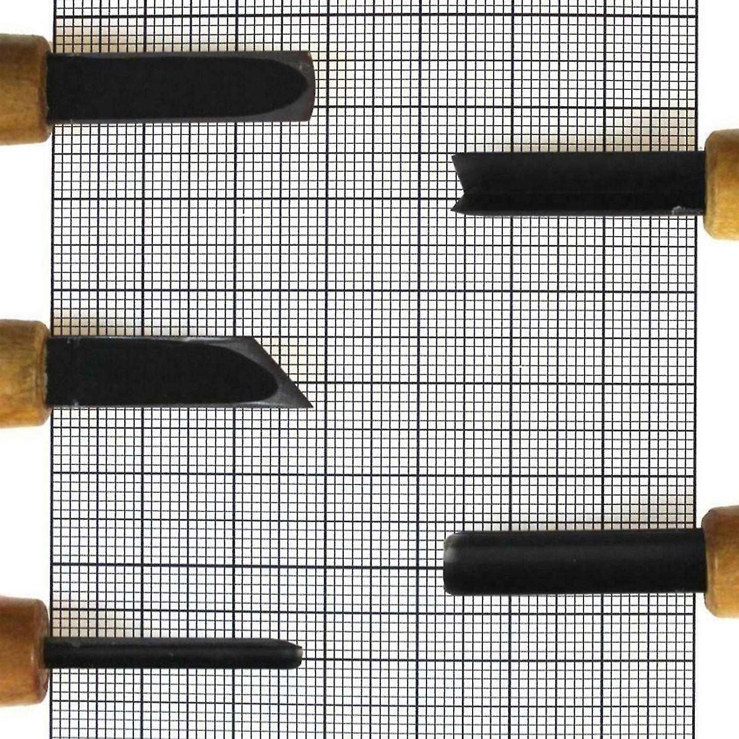 Mikisyo Power Grip Woodcarving 5 Piece Set Gouges And Chisels Wood 9015