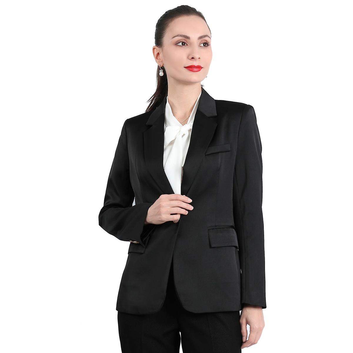 Cloudstyle Women's 2 Piece Business Elegant Solid Color 1 Button Suit ...