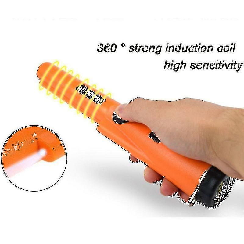 Handheld Metal Detector 360 Side Detection With Led Pinpoint Metal ...