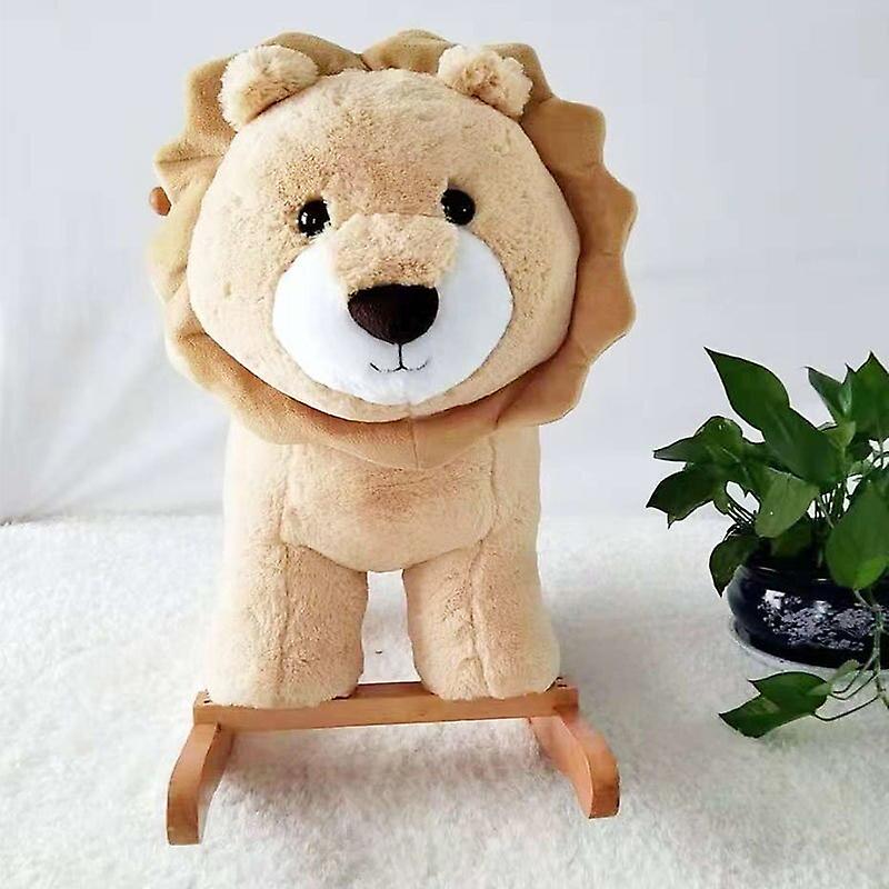 Cute Lion Shape Baby Rocking Horse Kid Ride On Toy | Fruugo UK