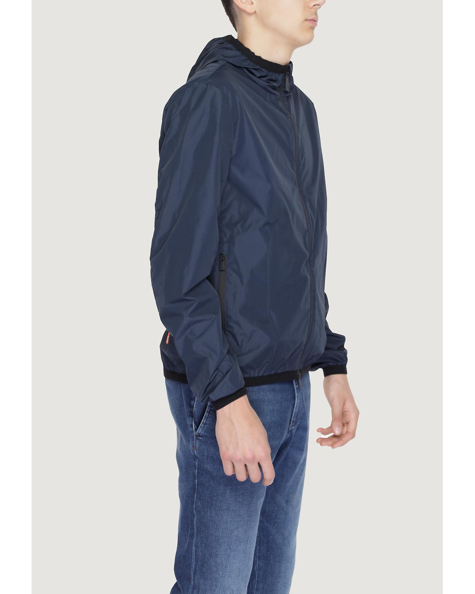 Suns Mens Light Windbreaker Jacket Navy | Fruugo UK