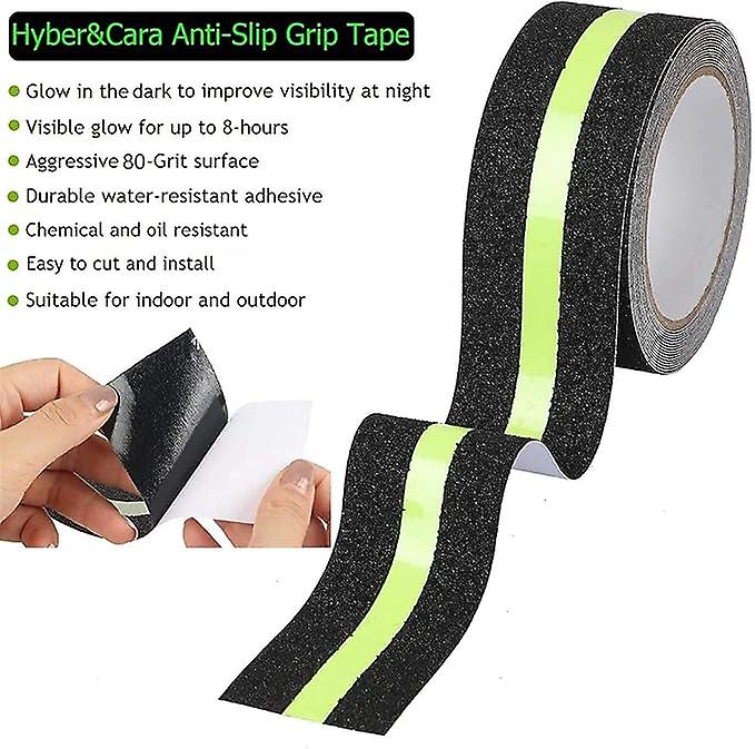 Non-slip adhesive tape with luminous film glows in the dark, safety ...