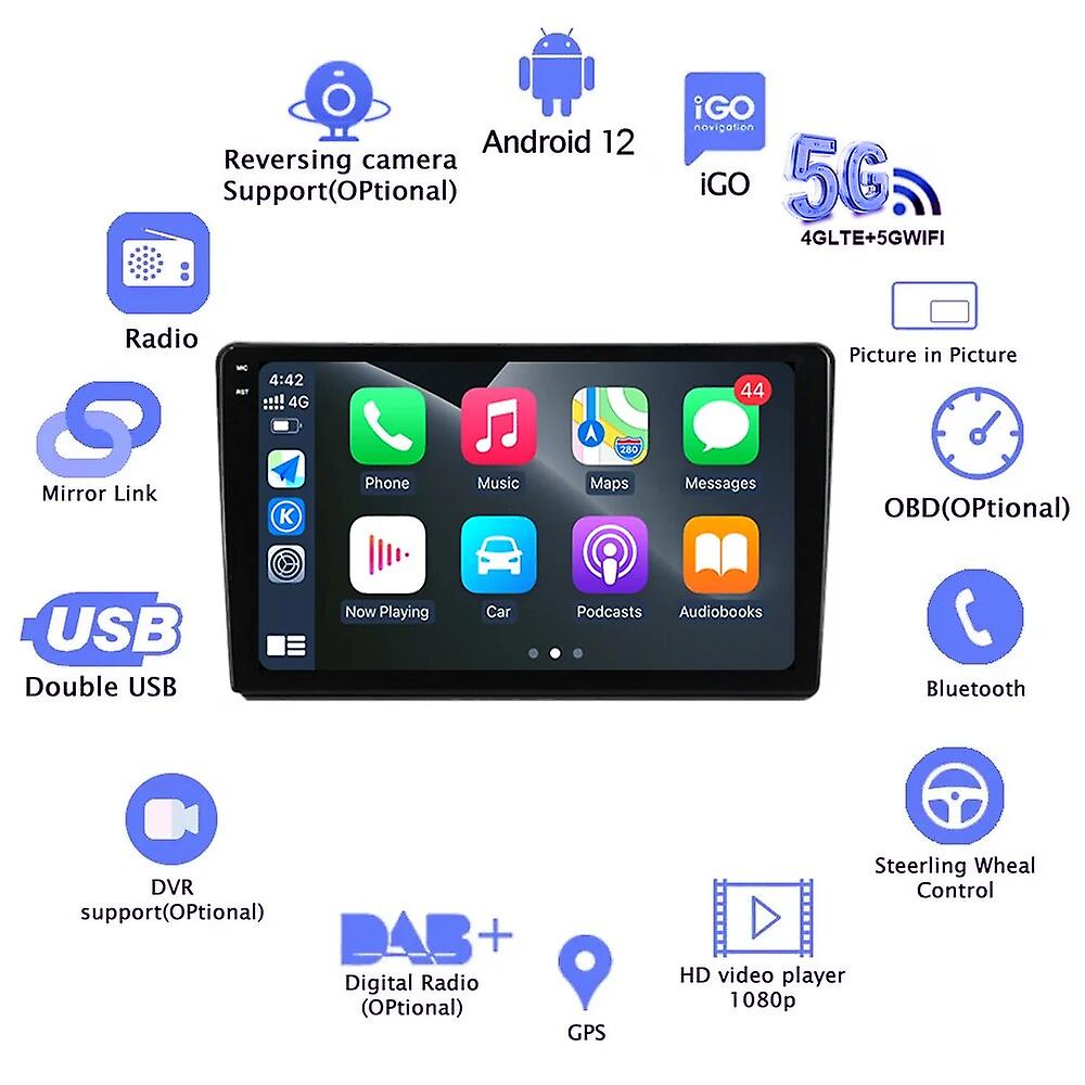 10 Qled 2k Android 13 Car Radio For Lexus Ls430 Xf30 Ls 430 2000 - 2006 ...