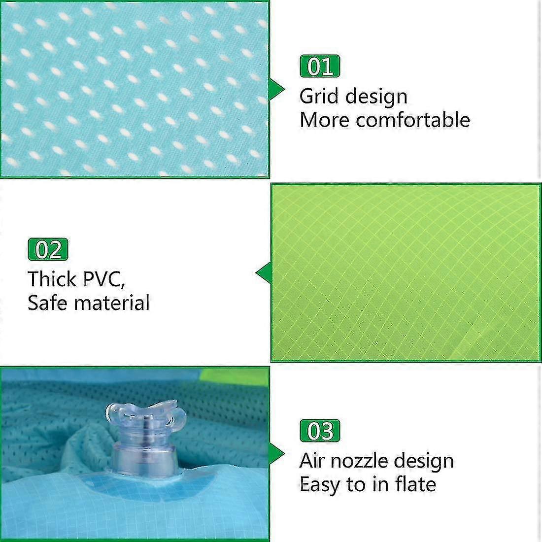 Pool Floats Lounger, Inflatable Water Hammock Float, Pool Mattress ...