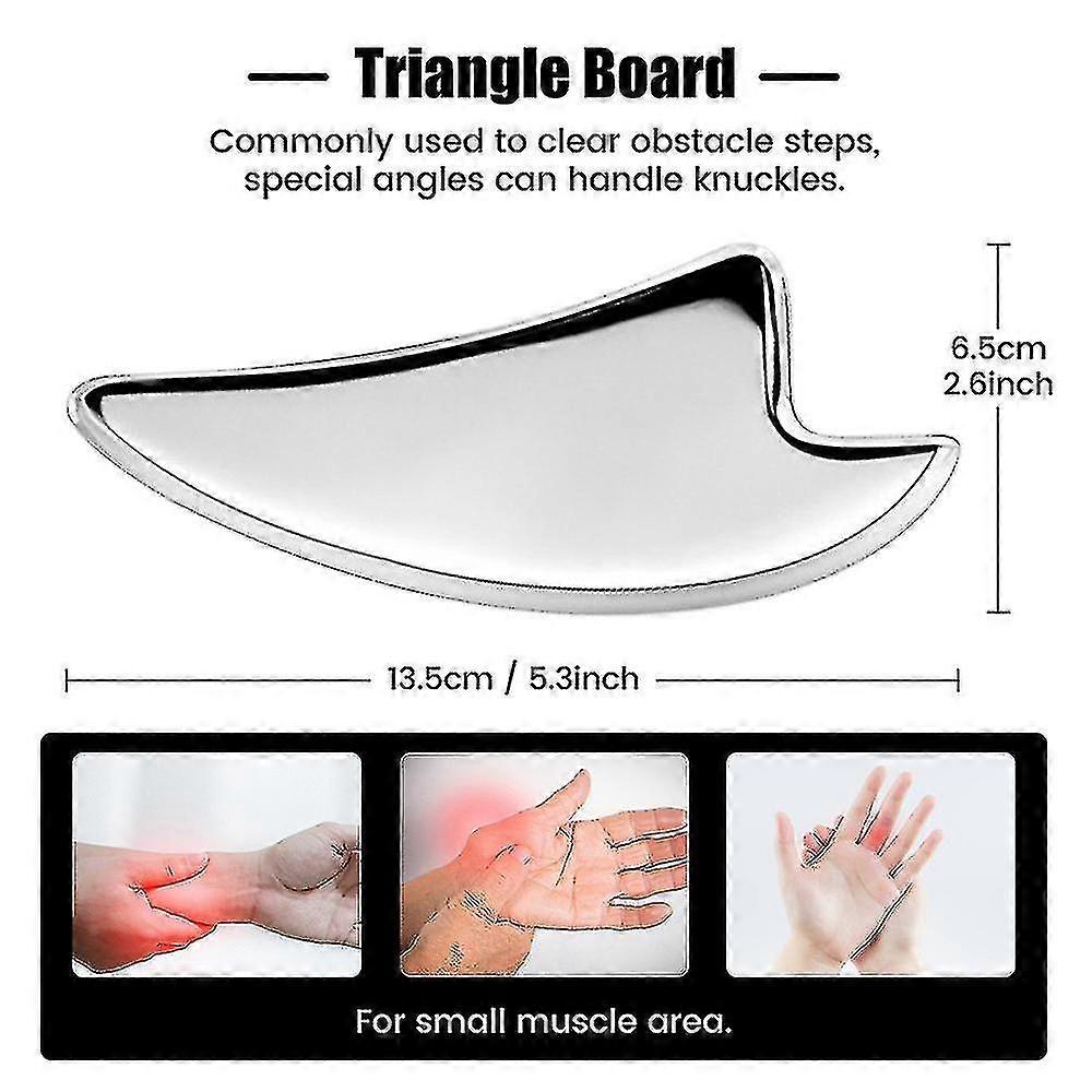 Stainless Steel Therapy Massage Tools Tissue Fascia Recovery Muscle ...